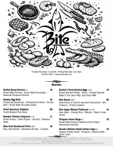 Menu – Bite Restaurant